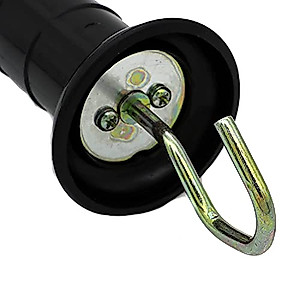 JBT 4 Pcs Plastic Electric Fence Gate Handle with Insulators with Spring