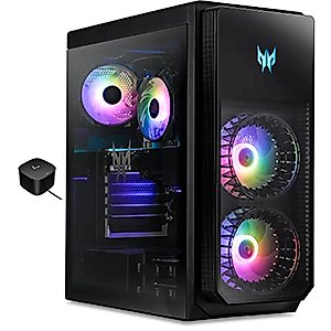 acer Predator Orion 5000 Gaming & Entertainment Desktop PC (Intel i7-12700F 12-Core, 32GB DDR5 4400MHz RAM, 4TB SATA SSD, GeForce RTX 3080, WiFi, Bluetooth, Win 11 Pro) with 120W G4 Dock