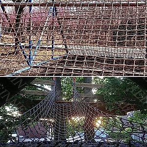EkiDaz HXRW Rope Net Kids Rope Climbing Net Cargo Netting for Indoor Outdoor Balcony Stairs Protective Safety Net Playground Sets for Backyards (Size : 2 * 4m(6.6 * 12.12ft))