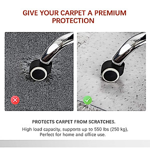 Chair-Mat-Carpet, Desk-Mat-Rectangular, FRUITEAM Desk Chair Mat, Office Rectangular Chair Mat for Carpet, Easy to Be Expanded, 90 x 120 cm/36 x 48 inch