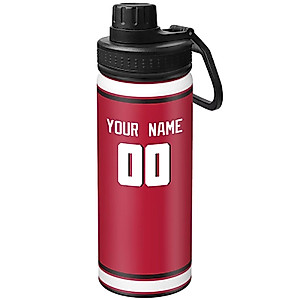 ANTKING Atlanta Tumbler Travel Mug Coffee Cup Custom Name Number Gifts for Men Women Youth