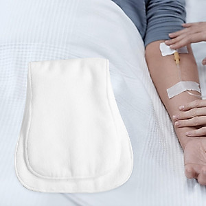 Four-Layer Washable Adult Cloth Diapers - Reusable, High Absorbency, Soft & Breathable, Easy to Use for Elders & Caregivers, 23.62x10.62x1.18in (White)