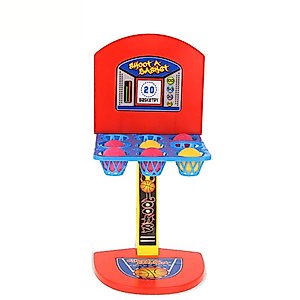 Toxz Child's Desktop Ejection Basketball Mini Football Hockey Golf Shooting Finger Game,Double Function,Exercise Hands-on Ability for Kids