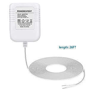 24Volt Transformer C Wire Adapter for Thermostat and All Versions of Ring Doorbell, Compatible with Nest, Ecobee, Honeywell, Sensi, Sensi Smart WiFi Thermostat, Nest Hello Doorbell Supply Cord