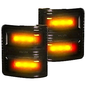 Recon 264140BK LED Mirror Smoked Lens Kit