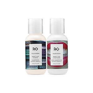 R+Co Television Perfect Hair Shampoo, 1.7 Fl Oz Television Perfect Hair Conditioner Travel, 2 Fl Oz