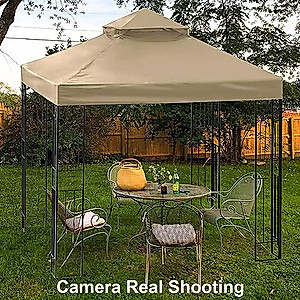 SCOCANOPY 8'x8' Gazebo Replacement Top for Model L-GZ385PST A101003000