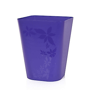 Mintra Home Trash Bins (Purple, 12 Liter (3 Gallon) - 2 Pack)