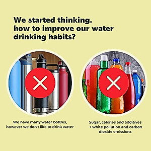 JMEY Water Bottle with Flavor Pods, 32oz/500ml Scented Water Bottle with Straw, BPA-Free and Leakproof Flip Top Sports Water Cup for Men, Women & Kids