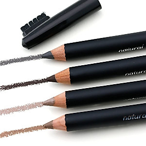 Sorme Natural Definitive Waterproof Eyebrow Pencil 0.04 oz | Smudgeproof Soft Gray Eye Brow Pencil | Dual Purpose Brow Pencil and Brush Combo | High Definition Waterproof Eyebrow Makeup