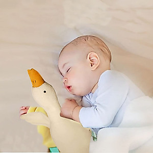 AUCOOMA Soft Plush Goose Stuffed Animals Pillow for Kids Baby, Cute Swan Plushie Toy 16"