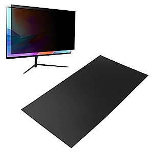 DAUERHAFT 21.5in Computer Screen Filter, Removable 16:9 Aspect Ratio Widescreen Laptop Monitor, Eye Protection Anti Glare Blue Light Slide Mount Tabs Cover Screen Protector for Work Spaces