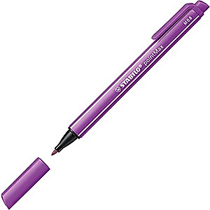 Nylon Tip Writing Pen - STABILO pointMax - Wallet of 12 - Assorted Colors