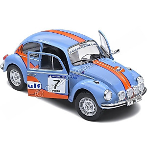 solido S1800517 1:18 2019 Volkswagen Beetle 1303 Rallye Colds Balls Collectible Miniature car, Multi