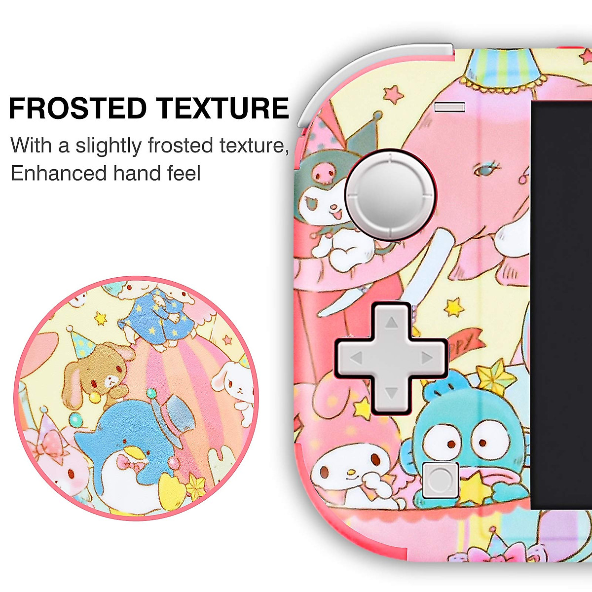 DLseego Switch Lite Skin Sticker Pretty Pattern Full Wrap Skin Protective Film Sticker Design for Nintendo Switch Lite-Party