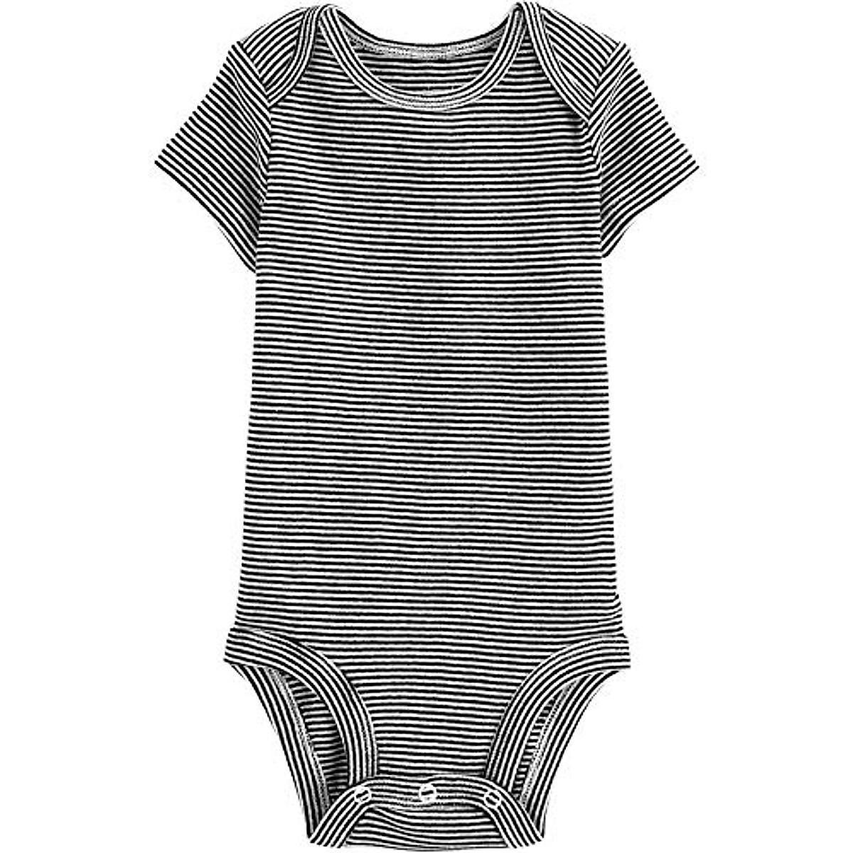 Simple Joys by Carter's Baby 6-Pack Short-Sleeve Bodysuit, Mini Stripe, 18 Months