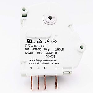 Supplying Demand 241705102 4378243 Refrigerator Defrost Timer Replacement White