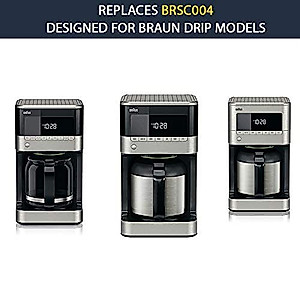 GOLDTONE Activated Carbon Water Filters fits BRAUN Coffee Makers and Brewers Replacement for your BRAUN Charcoal Water Filter (12 Pack)