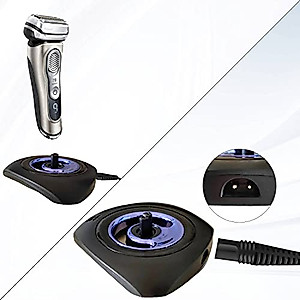 Braun Shaver Charger and Charging Stand for Braun Series 9 8 7 5 3 6, Charger Base for Braun S3 S6 S7 S8 S5 S9 Electric Razor Replacement Braun Trimmer Charging Dock