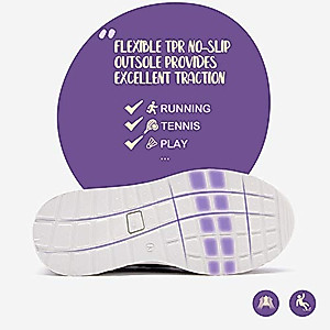 COASIS Toddler Shoes Boys Girls Sneakers, Comfortable Running Tennis Athletic Shoes for Little Kid/Big Kid Purple