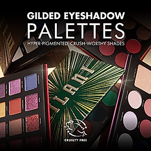 Milani Gilded Ember Eyeshadow Palette- 2 in 1 Palette For Your Face and Eyes, Face Highlighter and Eyeshadow Palette