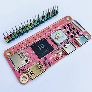 kocoo MangoPi MQ-Pro Single Board Computer, D1 Board RISC-V SBC, 512MB/1GB RAM with WiFi/BT Sakura Pink V1.4