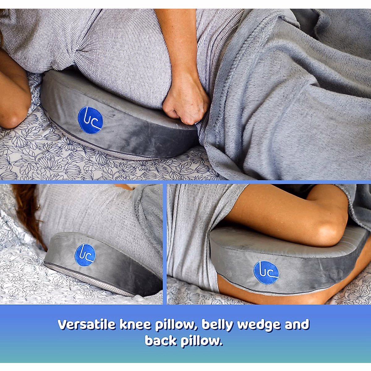 UC Pregnancy Pillow Wedge for Belly Support| Maternity Wedge Pillow for Pregnancy | Belly Wedge Pillow | Pregnancy Wedge Pillows Support Body, Legs, Back, Knees