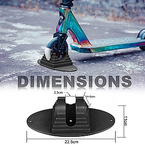 VOKUL Scooter Stand Parking Kick Scooter Holder Stand fit Most Scooters for 95mm -125mm Scooter Wheels - Multiple Scooters, Stable Base,Organize Scooters, Works Perfect