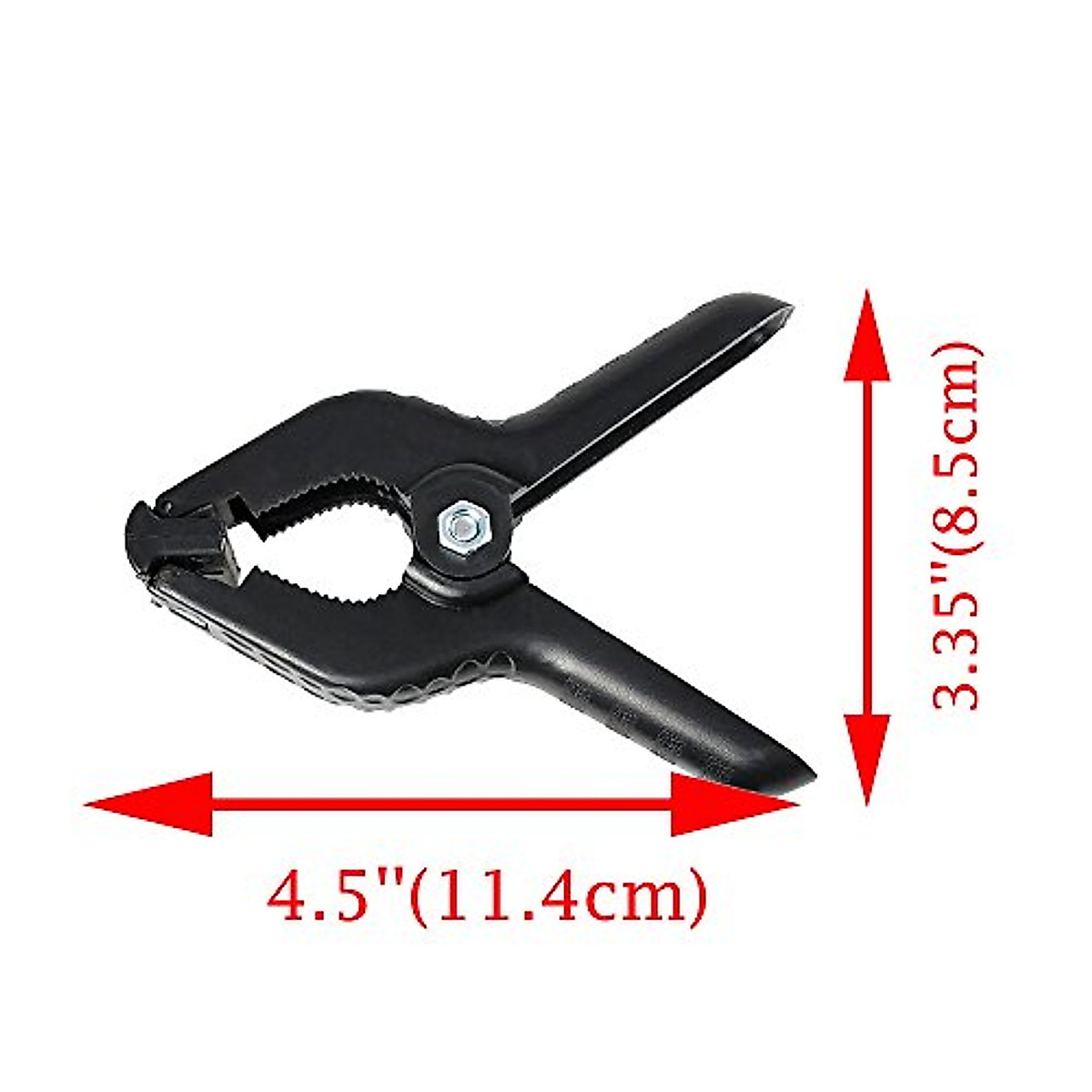 SLOW DOLPHIN Heavy Duty Spring Clamps and Background Clips for Muslin Backdrop, Photo Studio, Photography Backdrop Support（12 pcs）