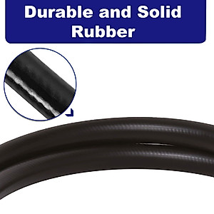 Flame King RV, Van, Trailer, Dual Quick Connect Hose, LP Gas Only, 72 Inch, 1/4 Inch ID - 100395-72 , Black