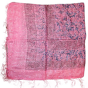 Jon's Imports Pink Israeli Tichel Hair Cover Chemo Wrap Headscarf Scarves 100% Cotton Design