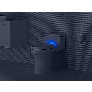 KOHLER 5588-0 Purefresh Elongated Nightlight, Grip-Tight Bumpers, Quiet-Close Release Hinges, Quick-Attach Hardware, No Slam Toilet Seat, White