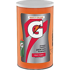 Gatorade Thirst Quencher Powder, Fruit Punch, 76.5 oz Canister