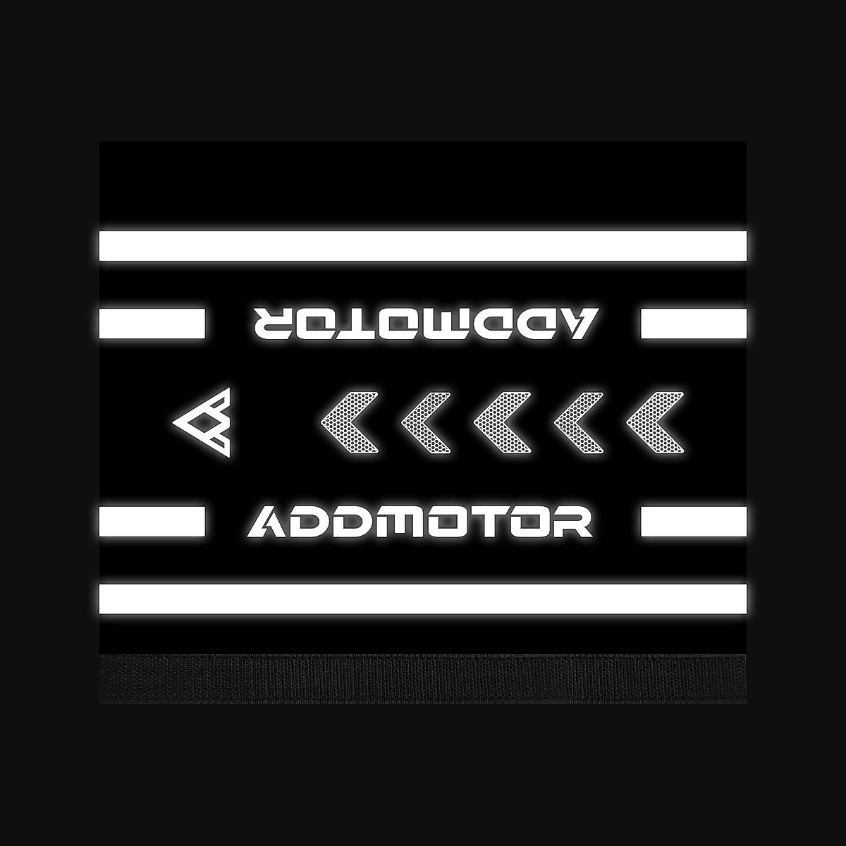 ADDMOTOR Cycling Bicycle Frame Battery Protector Nylon Protection Pad Reflective Protective Cover for Bike Accessories Black (Swordfish Battery(1Pcs))