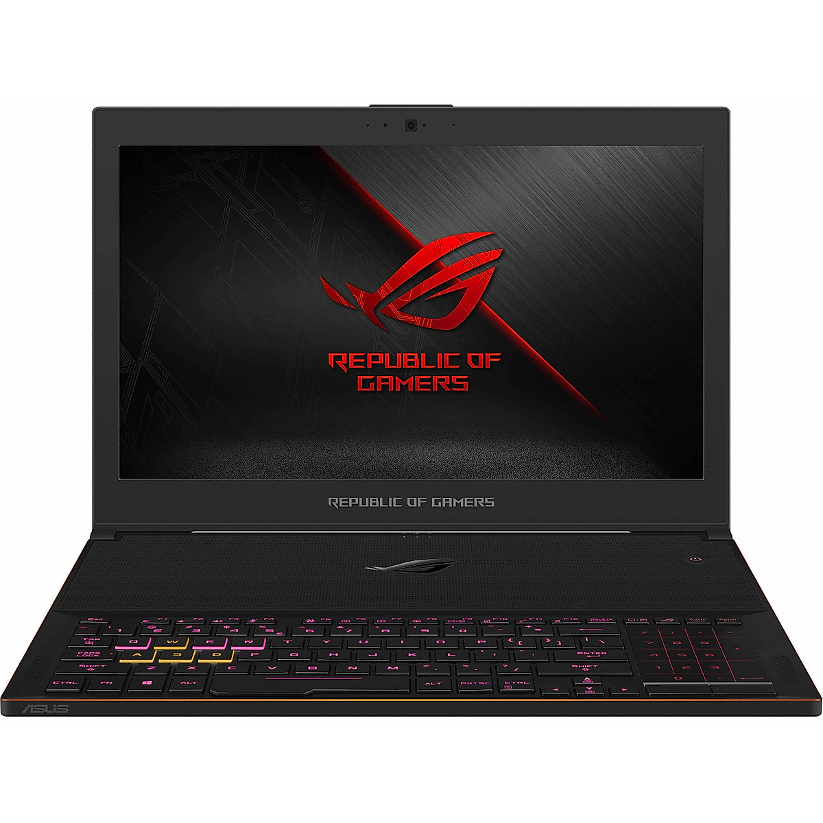 ASUS ROG Zephyrus GX501 Home & Business Laptop (Intel i7-8750H 6-Core, 16GB RAM, 512GB SSD, GTX 1080, 15.6" 144Hz Full HD (1920x1080), WiFi, Bluetooth, Backlit KB, Win 10 Pro) (Renewed)