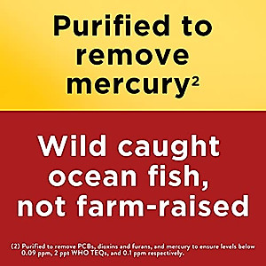 Nature Made Burp Less Fish Oil 1000 mg Softgels, Fish Oil Supplements, Omega 3 Fish Oil for Healthy Heart Support, Omega 3 Supplement with 150 Softgels, 75 Day Supply