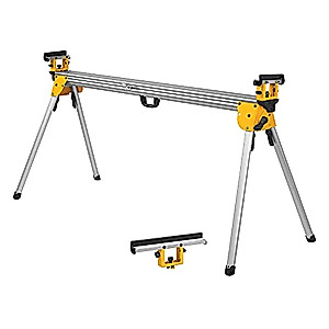 DEWALT Miter Saw Stand, Heavy Duty, 500 lb. Capacity, Portable with Leg Locks (DWX723),Silver