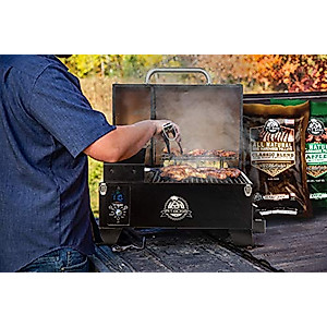 PIT BOSS 10697 Table Top Grill, Mahogany