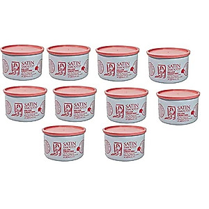 10 Cans - Satin Smooth Deluxe Cream Wax 14oz/397g