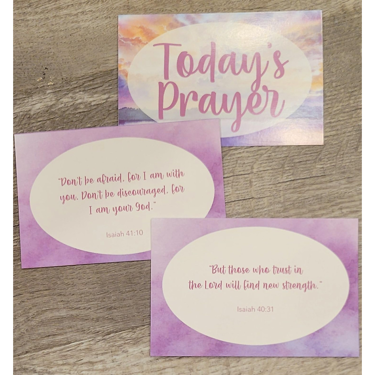 CrownJewlz Christian Floral Splash Prayer & Scripture Cards, 2 Assorted Sets (20 ct Each), (PRAY-00-2)