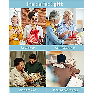 Wamery Ceramic Knife Set with Block - Chef Knife, Utility Knife, Paring Knife Rust Proof Sharp Turquoise Kitchen Knife Set with Wood Block and Fruit Peeler