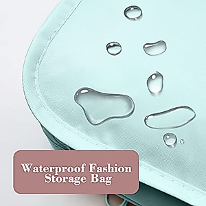 Packing Cubes for Travel, AVITORO 8 Pcs Travel Packing Cubes for Suitcases Lightweight Travel Essential Bag with Toiletries Bag for Clothes Shoes Cosmetics Toiletries, For 18-32'' luggage (Grey Blue)