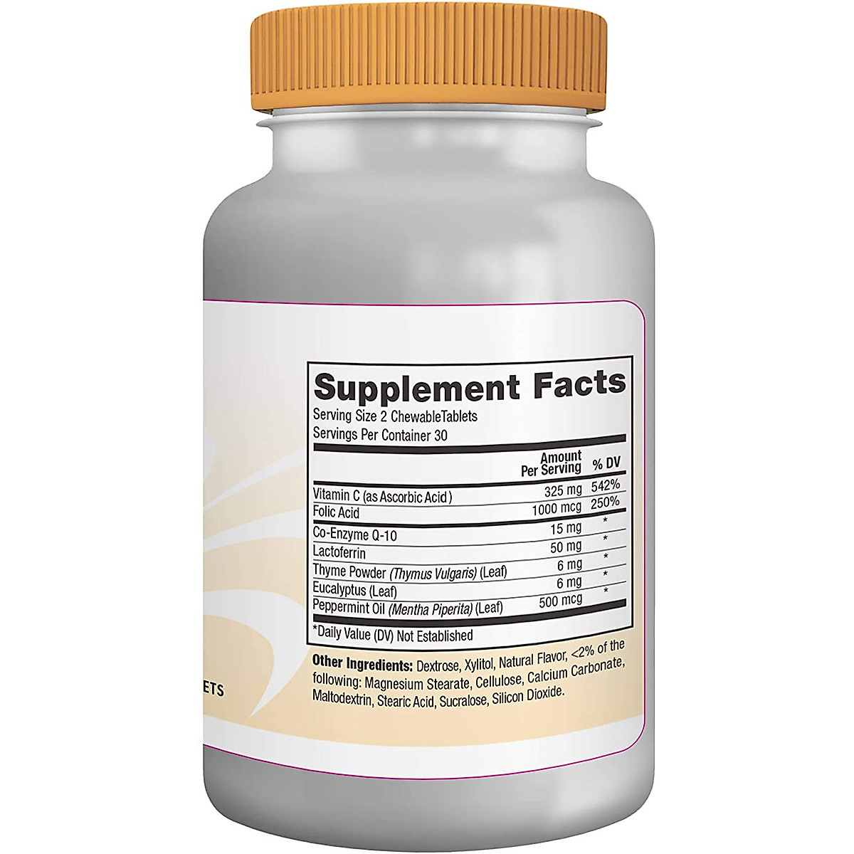 Anti Bad Breath Pills for Adults- Includes Remedies to Freshen Bad Stomach and Nose Breath: Vitamin C, Folic Acid, Co-Enzyme Q10, Lactoferrin, Thyme Powder, Eucalyptus, & Peppermint Oil