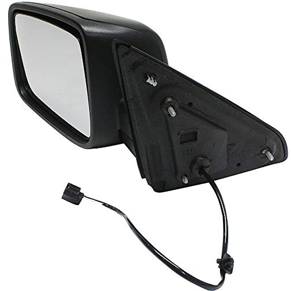 Kool Vue Driver Side Non-Electric Mirror for Ram 1500 2013-2018 Manual Fold Without Signal Light, Blind Spot Light, Memory & Puddle Lamp Textured w/o Towing Package