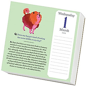 Dog Trivia Page-A-Day Calendar 2023: Dog Quotes, Dog Jokes, True or False, Owner's Tips, Famous Dogs, Know Your Breeds, and More!