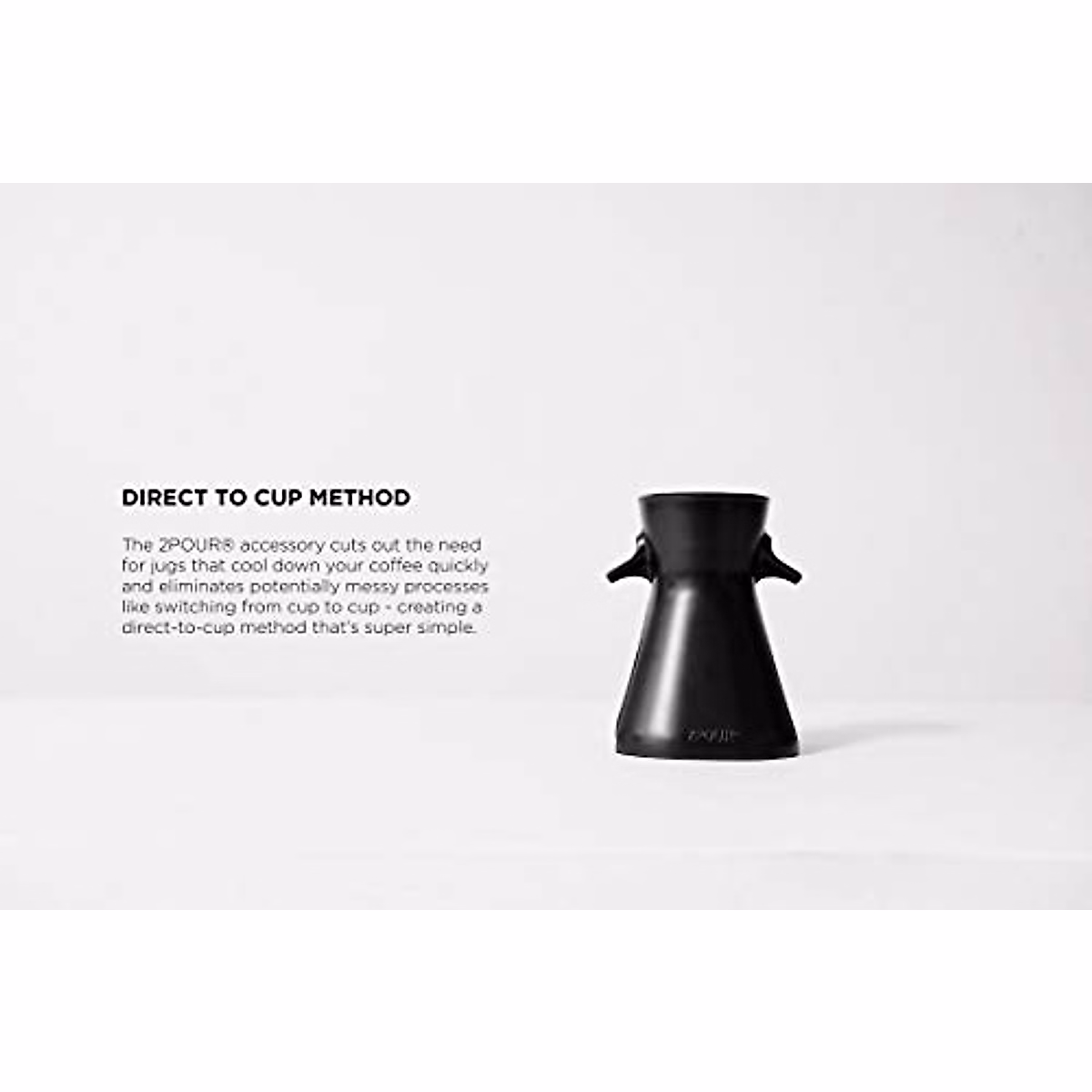 2POUR® The New Dual Press Accessory Compatible With The Aeropress® Coffee Maker, Delter Coffee Press or Pourover.