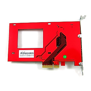 Ableconn PEXU3-132 NVMe 2.5-inch U.3 SSD PCIe 4.0 x4 SFF-TA-1001 Carrier Adapter Card - for 2.5-inch U.3 NVMe SSD - U.3 to PCIe 4.0 - PCIe Adapter for U.3 Drive