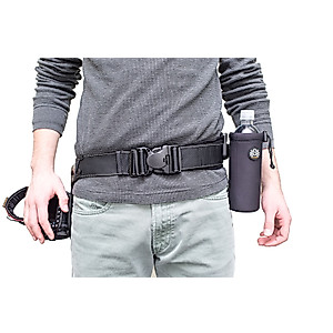 Spider Holster - SpiderMonkey Water Bottle Holder - Self Locking Belt Accessory Clip with Neoprene Drink Holster!