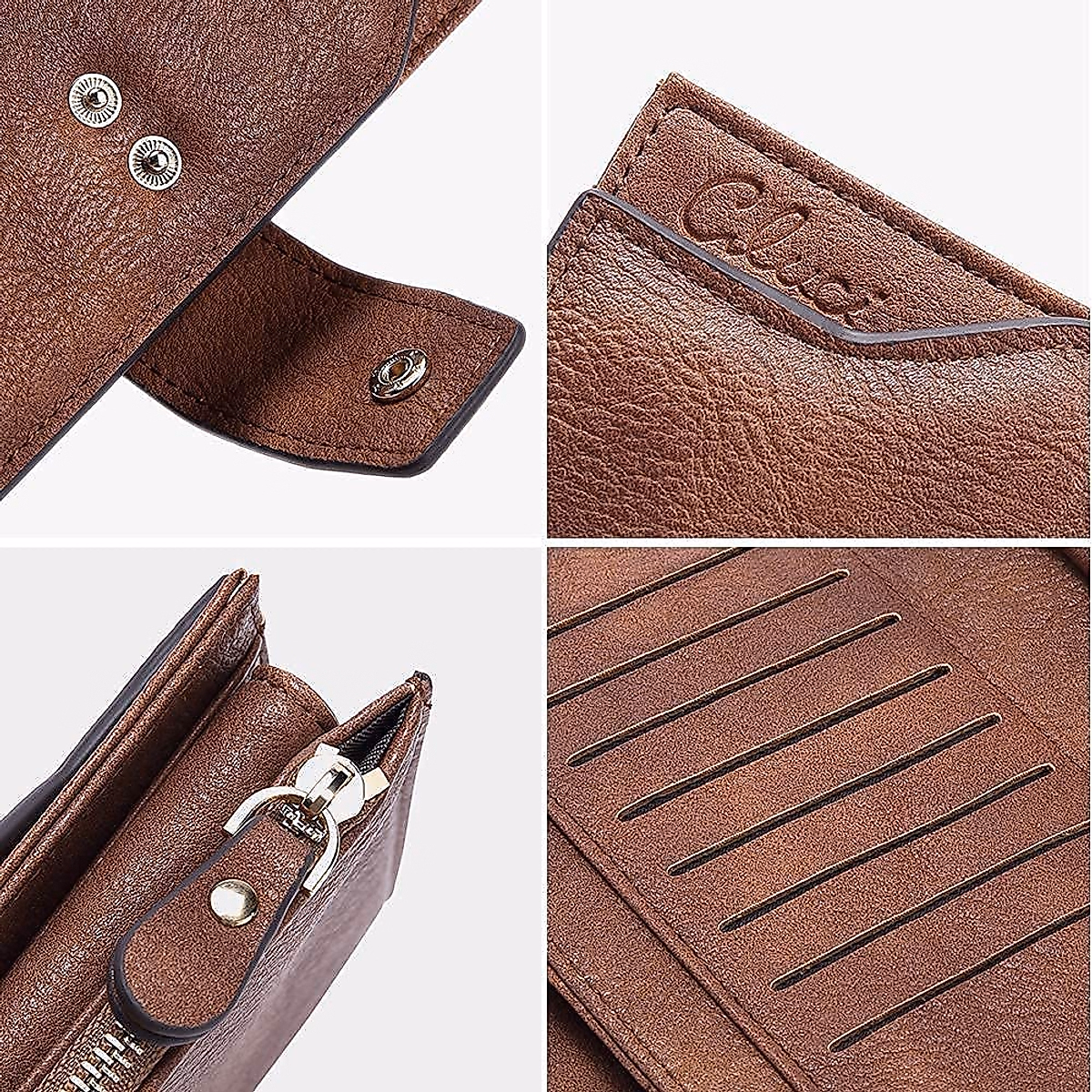 CLUCI Women Backpack Purse Fashion Bundles with Leather Wallets Large Clutch Ladies Long