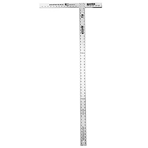 Great Neck Mayes 48 Inch Lightweight Aluminum Drywall Square,Silver,One Size,10181